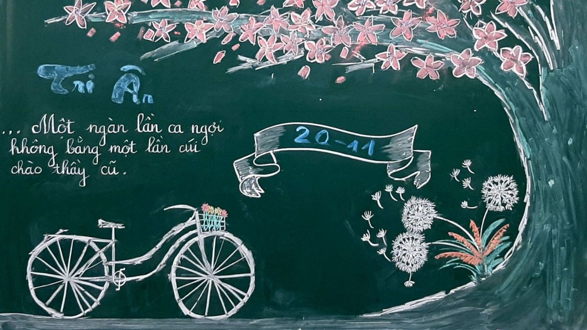 999+ mẫu trang trí bảng 20/11 đơn giản, đẹp nhất 2025